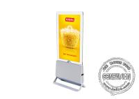 China Ultra Thin Dual Screen Transparent OLED Wifi Digital Signage for sale