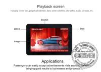 China 16.7M 10.1 Inch Portable Digital Advertising Media Player For Taxi for sale