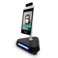 China IPS LCD Face Recognition Body Temperature Check Kiosk for sale