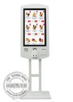 China Dual Screen Win10 32 Inch Capacitive Touch Screen Self Service Kiosk Macdonalds for sale