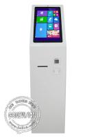 China QR Code Scanner Ticketing PCAP Touch Screen Kiosk For Bus Station for sale