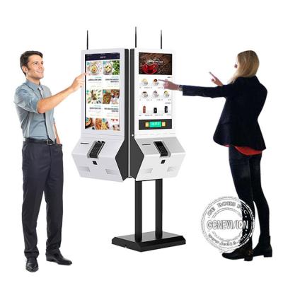 China Super Slim 1920x1080 TFT Restaurant Self Service Kiosk for sale