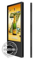 China Ultra Thin Passenger Flow Statistics Wall Mount LCD Display 18.5'' Elevator Usage for sale