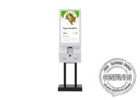 China 32 Inch PC I3 I5 Self Service Ordering Kiosk With Thermal Printer for sale