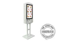China 32in AIO Double Sided Self Service Ordering Kiosk With Capacitive Touch Screen for sale