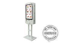 China 32in AIO Double Sided Self Service Ordering Kiosk With Capacitive Touch Screen for sale