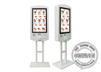 China 32in AIO Double Sided Self Service Ordering Kiosk With Capacitive Touch Screen for sale