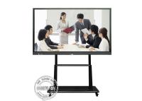 China 4K 75 inch 20 Points Touch Screen LED Flat Panel Interactive Whiteboard For Conference Meetting for sale