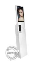 China 21.5 Inch Capacitive Touch Self Service Kiosk Ticket Dispenser POS Machine for sale
