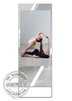 China Fitness Center 43 Inch Magic Mirror Digital Signage With Body Sensor for sale