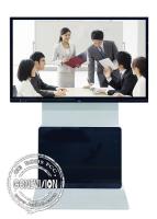 China Rotating Touch Screen Terminals Floor Standing Interactive  Kiosk Wifi Digital Signage for sale