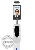 China FCC Android 7.1 16.7M IR Touch Screen Temperature Scanner Kiosk for sale