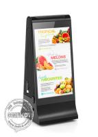 China Android 8.1 Coffee Table Double Sided Touch Screen WiFi Digital Signage for sale