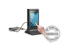 China Desktop 8 Inch Android Phone Charger WiFi Digital Signage for sale