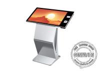 China K Base Design 32in 43in Infra Touch Self Checkout Kiosk With QR Code Scanner for sale