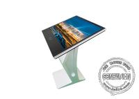 China K Base Design 32in 43in Infra Touch Self Checkout Kiosk With QR Code Scanner for sale