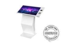 China K Base Design 32in 43in Infra Touch Self Checkout Kiosk With QR Code Scanner for sale