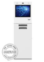 China 21.5 Inch AIO Touch Screen Self Service Kiosk With Document Scanner for sale