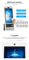 China FHD 1080P 43 Inch Touch Screen Kiosk With Mifare Card Reader for sale