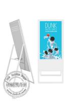 China Semi Outdoor Moveable Full HD 1080P Poster Kiosk 43'' for sale