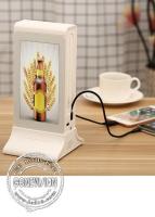 China Desktop 8 Inch Double Sided LCD Advertising Player 1280x800 With Charging for sale