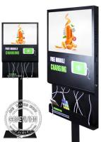 China Commercial 21.5in Phone Charging LCD Digital Signage for sale