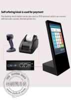 China Desktop 8 Inch Single LCD Advertising Player 1280x800 With 20800mAh Battery for sale