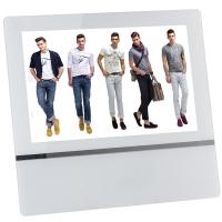 China 21.5inch White Media Player 1080p High Definition Video Display Screen Android Network Advertising Display with WIFI for sale