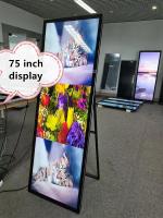 China Floor Standing Foldable  Full Screen LCD Advertising digital signage and displays for sale