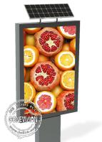 China Double Side LED Light Box Outdoor Advertising Display Kiosk With Battery for sale