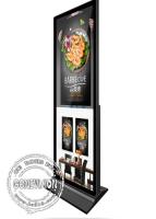 China 70 / 75 Inch Full Screen Digital Signage LCD Floor Standing for sale