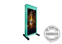 China Green 65 Inch IP65 Rail Track Outdoor Digital Signage For Advertising for sale