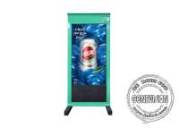 China Green 65 Inch IP65 Rail Track Outdoor Digital Signage For Advertising for sale