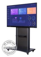 China 65 Inch Touch Screen Whiteboard Smart Multi Media 3840x2160 400 Cd/M2 for sale