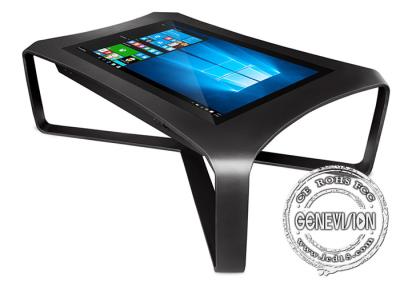 China 43 Inch White Black Digital Touch Screen Kiosk Table PC All In One for sale
