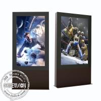 China Advertising Outdoor Digital Signage With Floor Standing 65