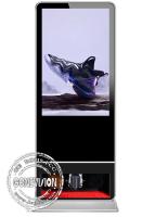 China Shoes Polisher Android LCD Advertising Kiosk Digital Signage Totem 55 Inch for sale