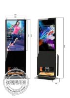 China Shoes Polisher Android LCD Advertising Kiosk Digital Signage Totem 55 Inch for sale