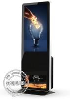 China Shoes Polisher Android LCD Advertising Kiosk Digital Signage Totem 55 Inch for sale