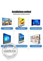 China Aluminum Shell DID LCD Video Wall 55inch 500cd/M2 3.5mm Bezel for sale