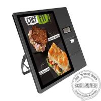 China Desktop Slim Self Service Kiosk With Scanner And Printer 21.5 Inch for sale