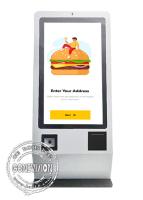 China Desktop Restaurant Touch Screen Kiosk Self Service CE Certified for sale