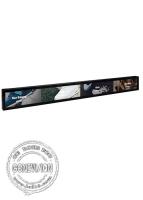 China 36.6 Ultra Wide Stretched Bar Lcd Display Long Skinny Android Wifi 700 Nits for sale