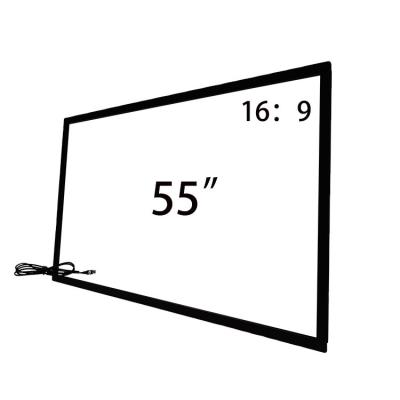 China OEM Size IR USB Connect Multi Touch Conversion Overlay Frame For Advertising Kiosk for sale