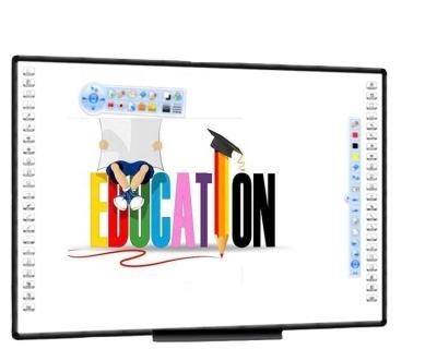 China Iboard Classroom 102 Inch Smart Touch Board Interactive Whiteboard With Projector for sale
