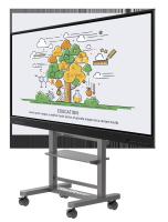 China 6ms Opening Time Interactive Flat Panel with 2mm Accuracy and 1200:1 Contrast for sale