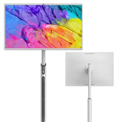 China 32 Inch Smart Mobile Portable Screen Intelligent Screen Smart TV Finger Touch Panel Interact Board For KTV Bar & Home for sale