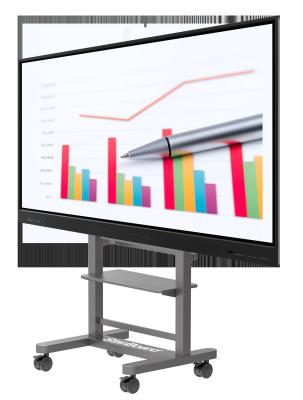 China Multi-Touch Interactive whiteboard Flat Panel Display Upgrade OTA Over Internet Network for sale