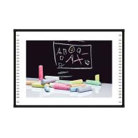 China 102 Inch Interactive Projector Board with Nano Surface and 10 Touch Points for School Classroom for sale