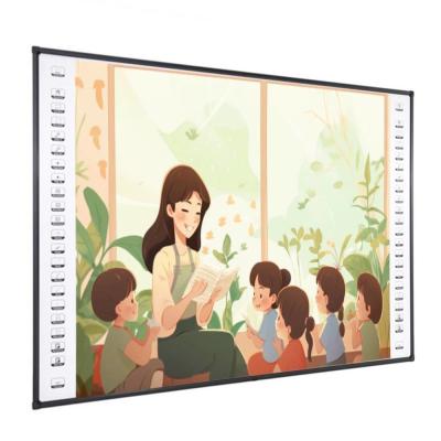China 82 Inch Infrared Interactive Whiteboard with 10 Points Touch and USB Port for Smart Classroom for sale